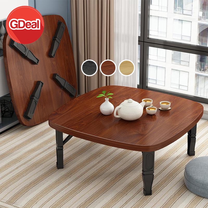 GDeal 80cm Folding Small Square Table Bed Desk Writing Computer Desk ...