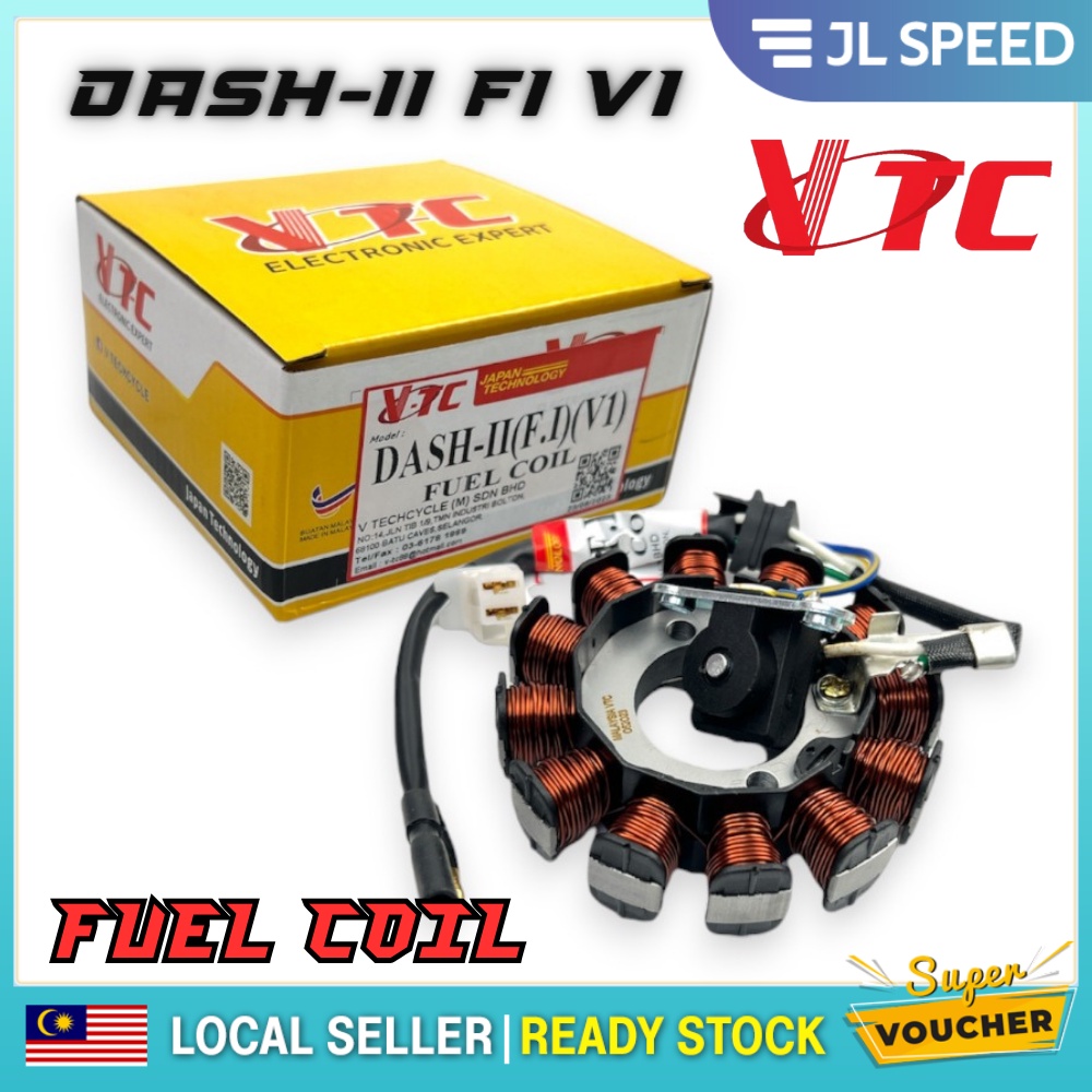 HONDA WAVE DASH 2 NEW FI V1 DASH 2 FI V1 FIELD COIL MAGNET COIL FUEL ...