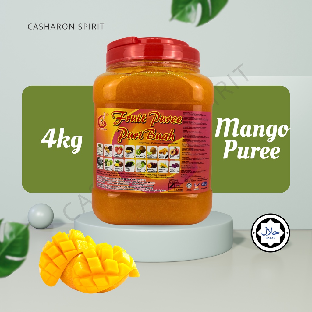 4kg Mango Fruit Puree | Shopee Malaysia