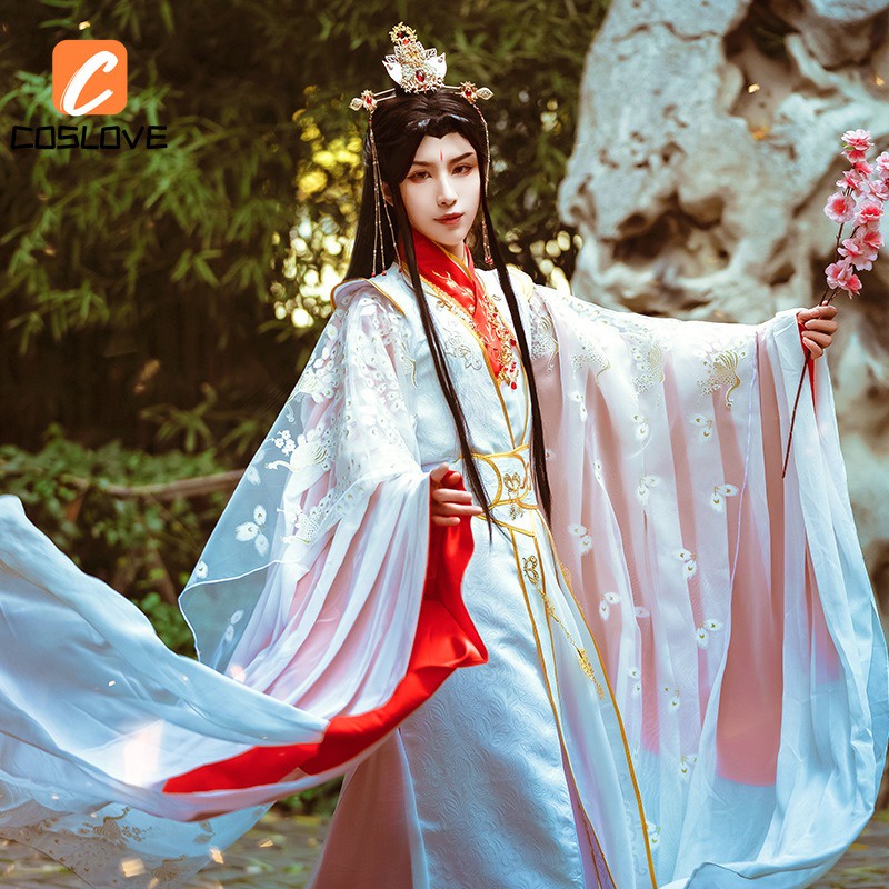 Tian Guan Ci Fu Xielian Cosplay Full Set Costume Hanfu Suit For Adult ...