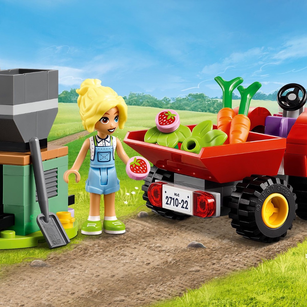 LEGO 42617 Friends Farm Animal Sanctuary Building Toy Set (489 Pieces ...