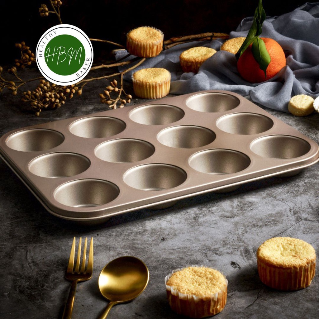 Bakeware Cake Moulds 6 Hole Non-Stick Mini Muffin Tray Cookie Cupcake ...