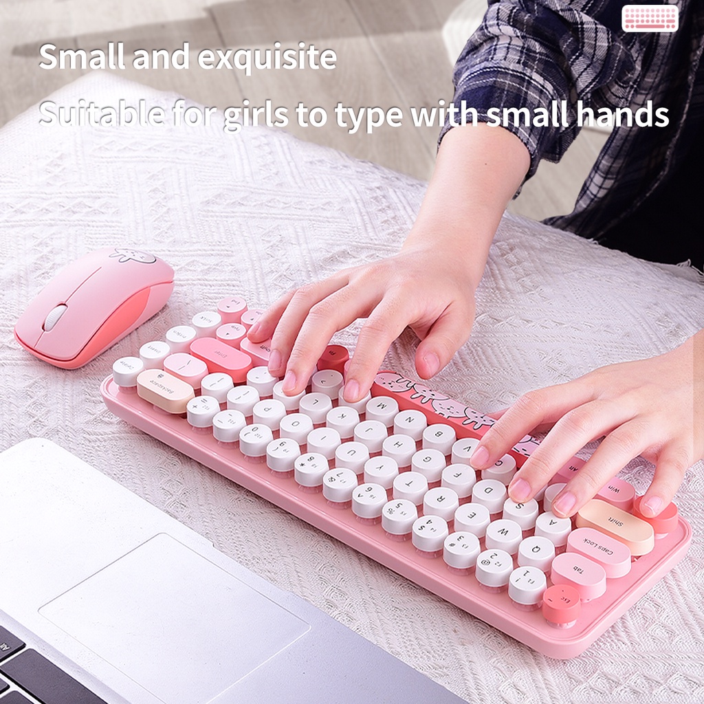 MOFII I Bean Pro Wireless Keyboard Mouse Combo Set Office Cute PC ...