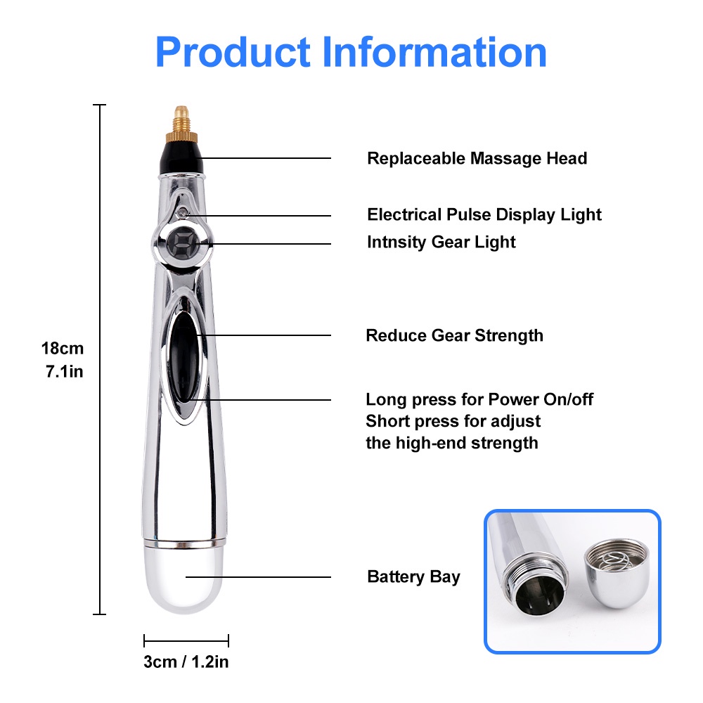Meridian pen Electronic meridian pen Automatic universal pulse therapy ...