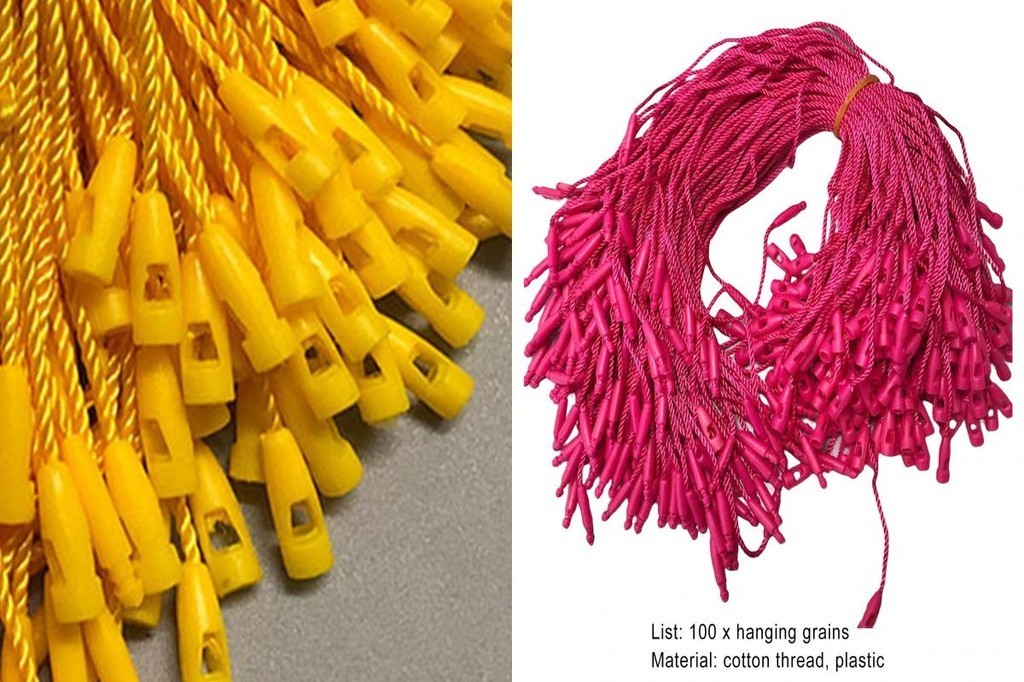 100Pcs Hang Tag Strings Firmly Tear-resistance Clothes Tag Ropes with ...
