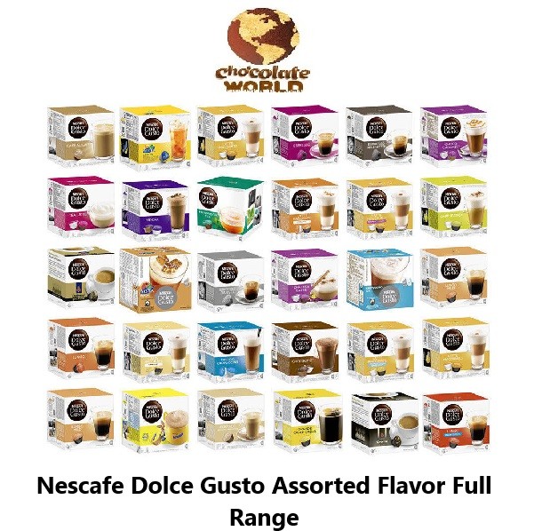 Nescafe & Starbucks & Mars Chocolate Dolce Gusto Coffee Capsules Full ...