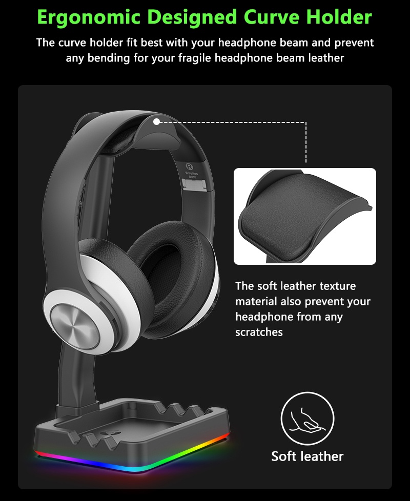 Smart RGB All-in-One Headset stand headphone stand headphone holder ...
