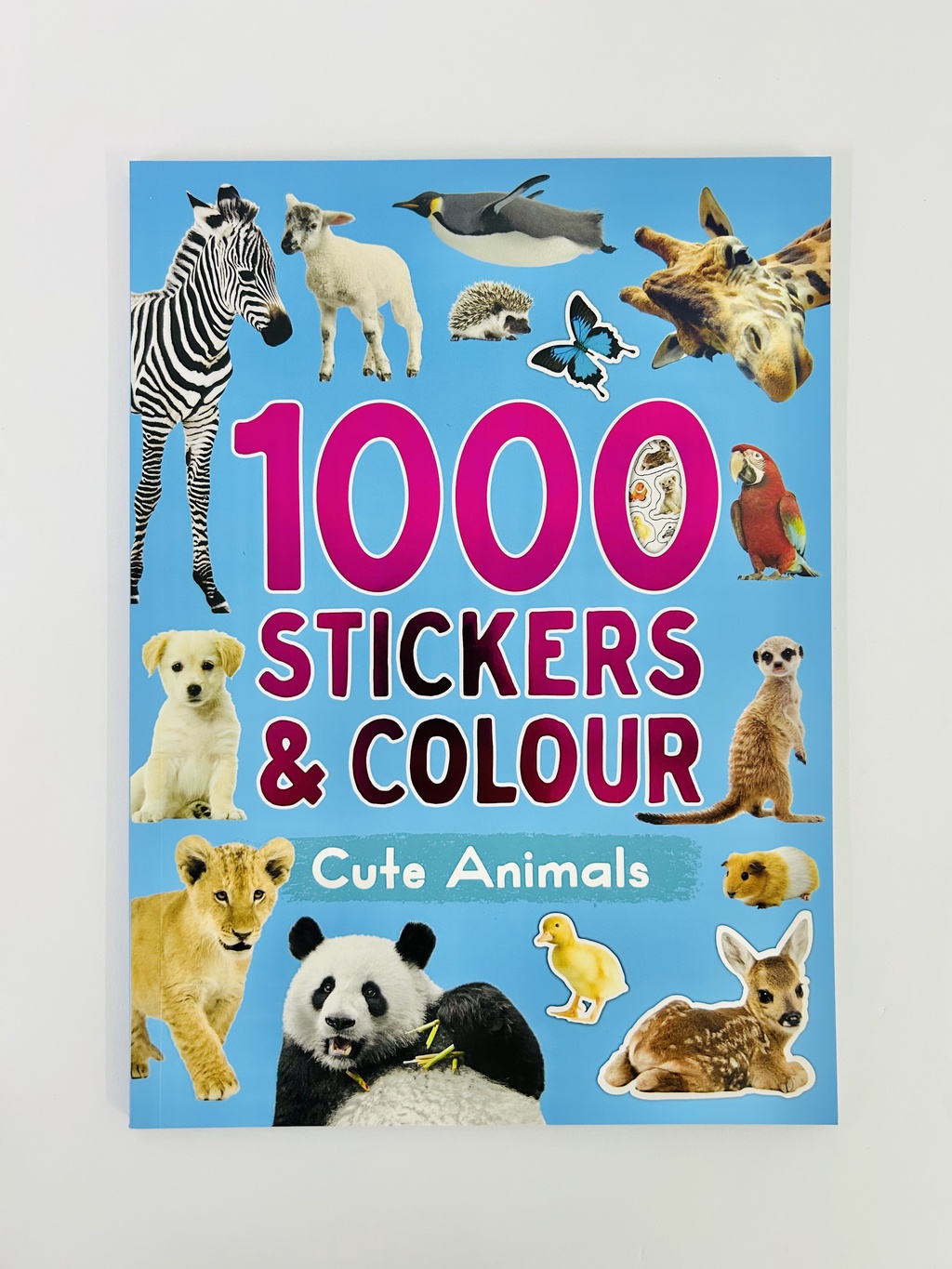 Cute Animals 1000 Stickers & Colouring Book For Kids To Color Cute ...