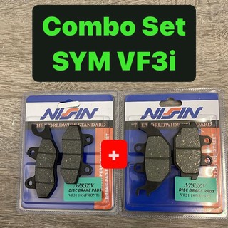 SYM VF3i 185 Front Rear Disc Pad Belakang Depan Disc Pad (NISSIN) Brake ...
