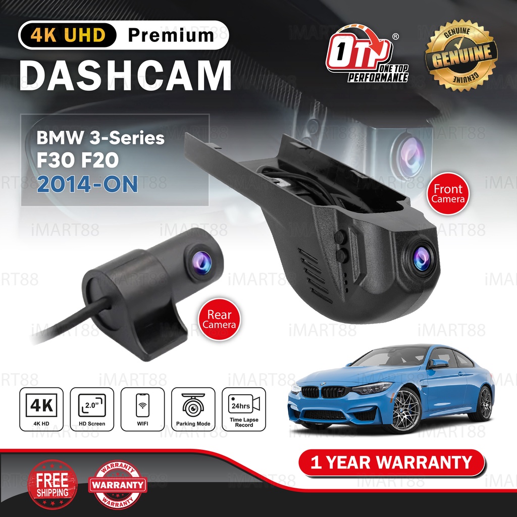 OTP 4K UHD Premium DashCam Vision Cam For BMW 3 Series F30 F20 Wifi ...