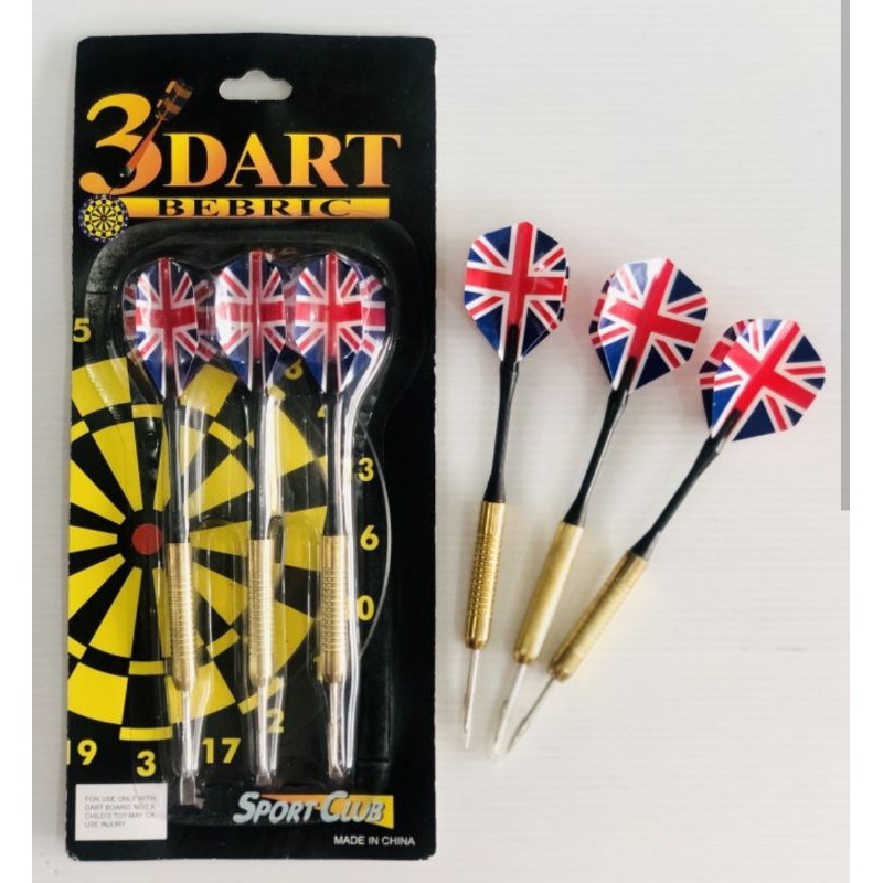 3 Dart Bebric Panah Dart Isi 3 Dart Arrow Jarum Panah Dartboard ...