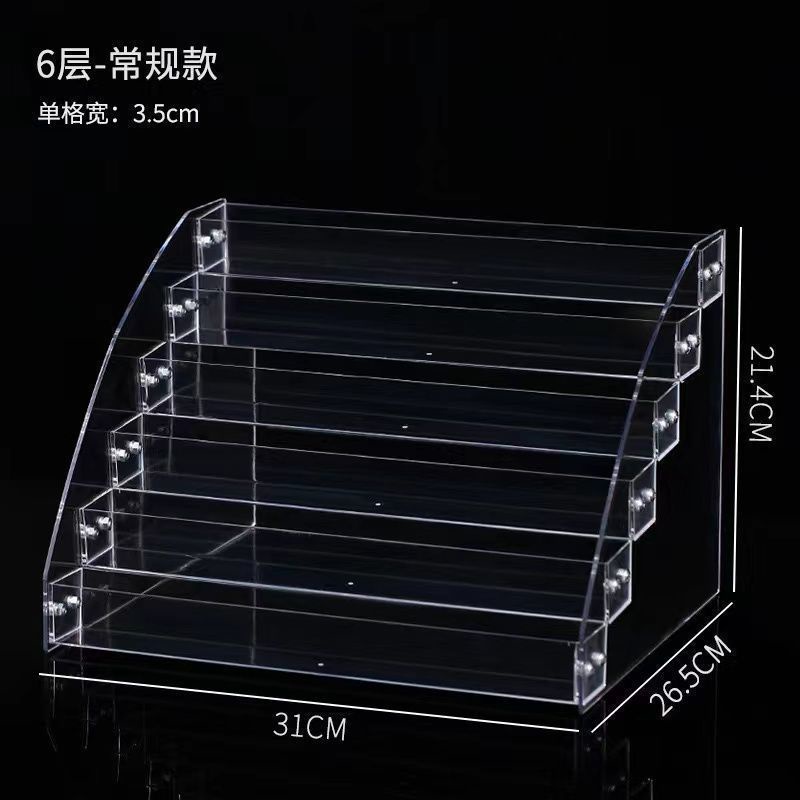 Acrylic Nail Polish Gel Display Rack 2 / 3 / 4 / 5 / 6 Layer Lipstick ...