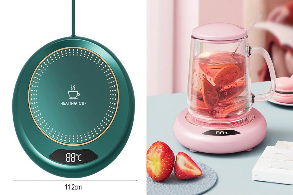 OPPO Electric Cup Warmer Pad Heated Coaster Usb Mug Warmer with 3-temp ...