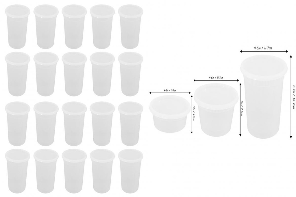 AMAR High-grade Plastic Food Containers Bpa-free Plastic Deli ...