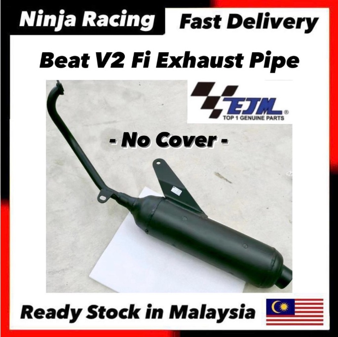 Beat 110 Fi V2 Beat110 V2 Fi New Exhaust Muffler Pipe Assy Ekzos Exzos ...