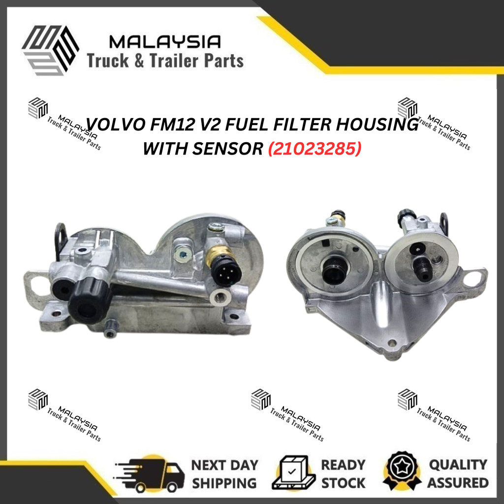 VOLVO FM12 V2 VERSION 2 FUEL FILTER HOUSING WITH SENSOR 21023285 LORI ...