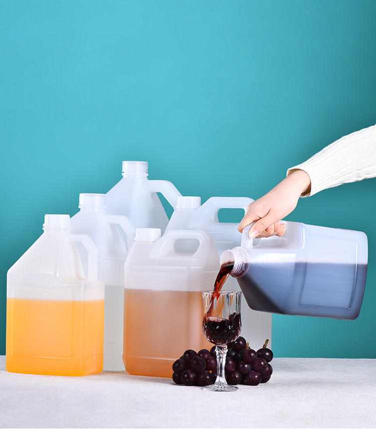 2PCS Thicken 5 liter Food Grade Square container with Lid HDPE plastic ...