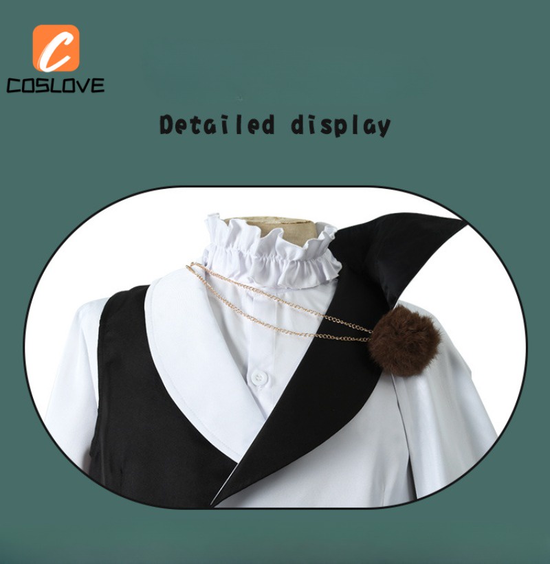 Bungo Stray Dogs Season 4 Nikolai Gogol Cosplay Full Set Costume Long ...