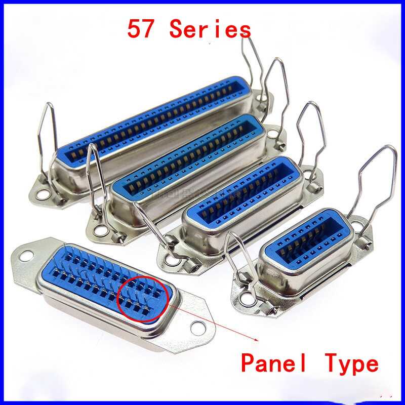 57 Series Centronics Connector Female Cn-14P24p36p/50P 180 Degree ...