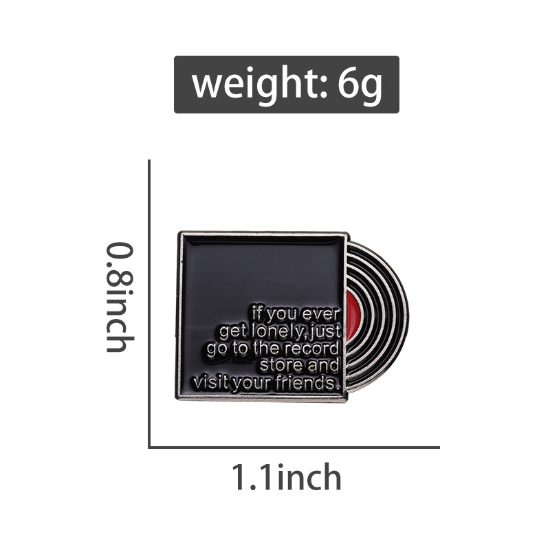 Vintage Tape Enamel Pins Music Rock Brooches Colourful CD Camera Record ...