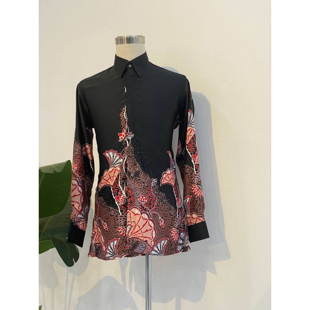 NEW DESIGN !!! KEMEJA CORAK BATIK GINGKO | STOCK LIMIT | CORAK BATIK ...