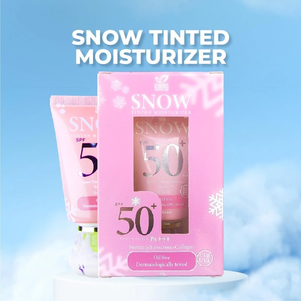 DHERBS SNOW TINTED MOISTURIZER | Shopee Malaysia