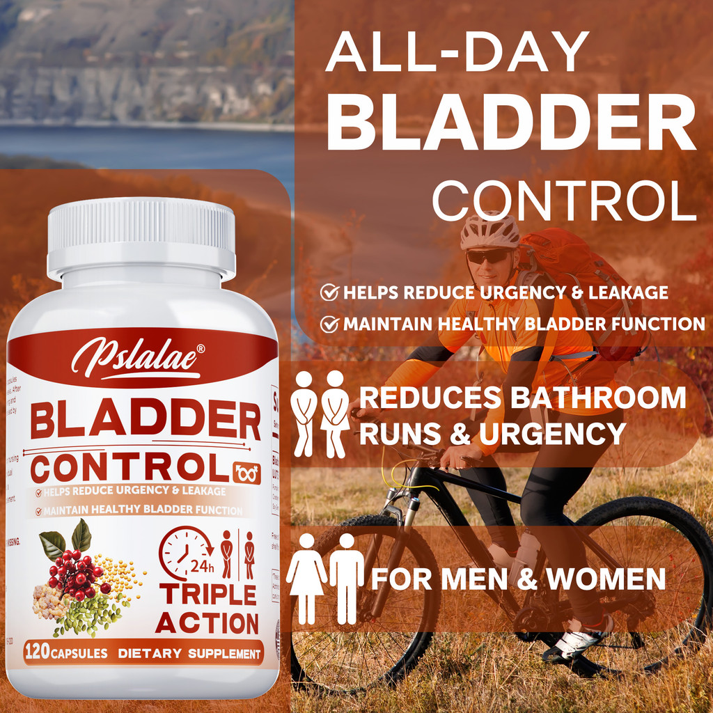 Pslalae Bladder Control Supplement for Women & Men - Reduce Sudden Urge ...
