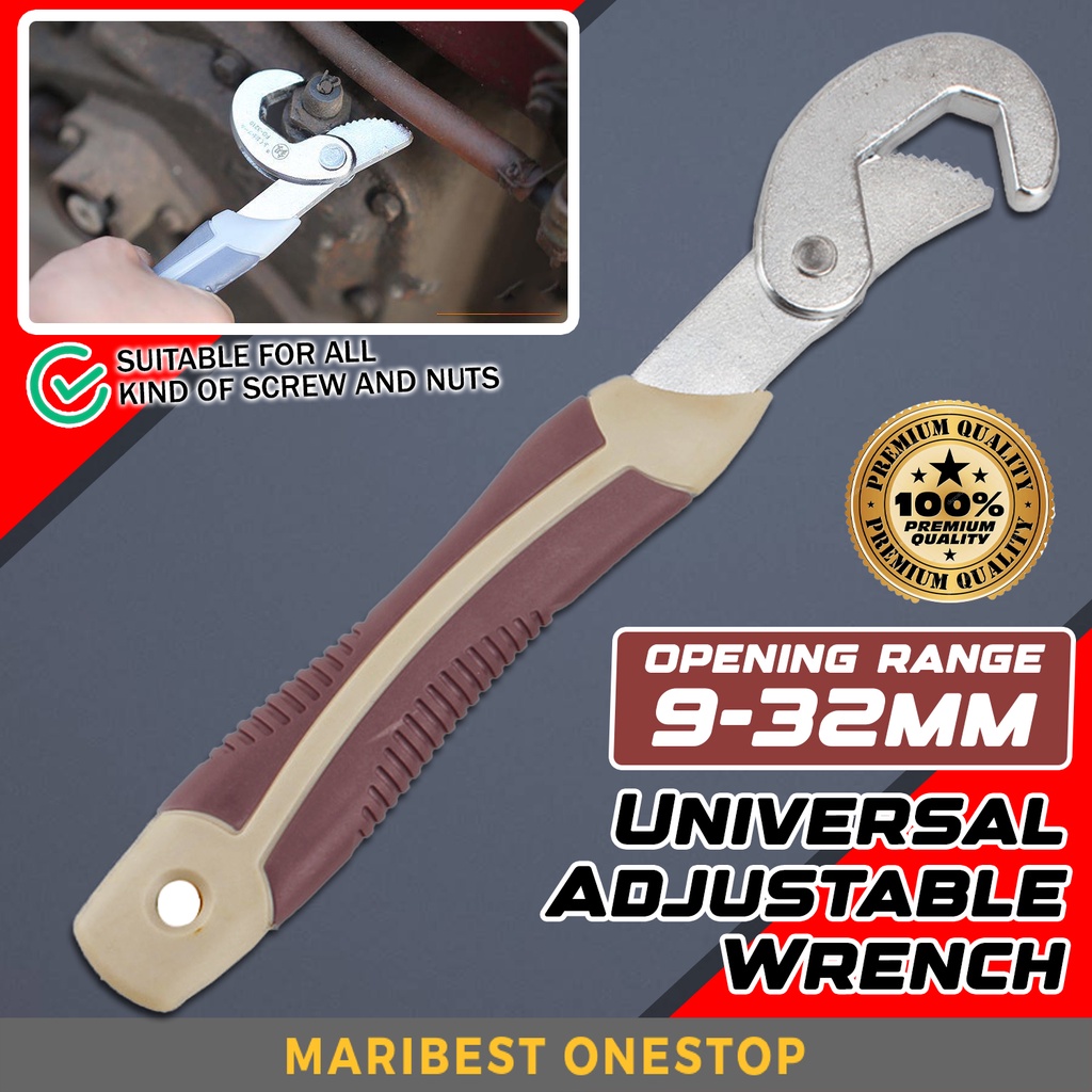 Multi Purpose Self Adjustable Spanner Wrench Set Spanar Heavy Duty ...