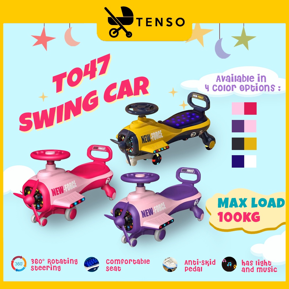 TENSO T047 Swing car yoyo car Mini Airplane Aeroplane Children's Ride ...