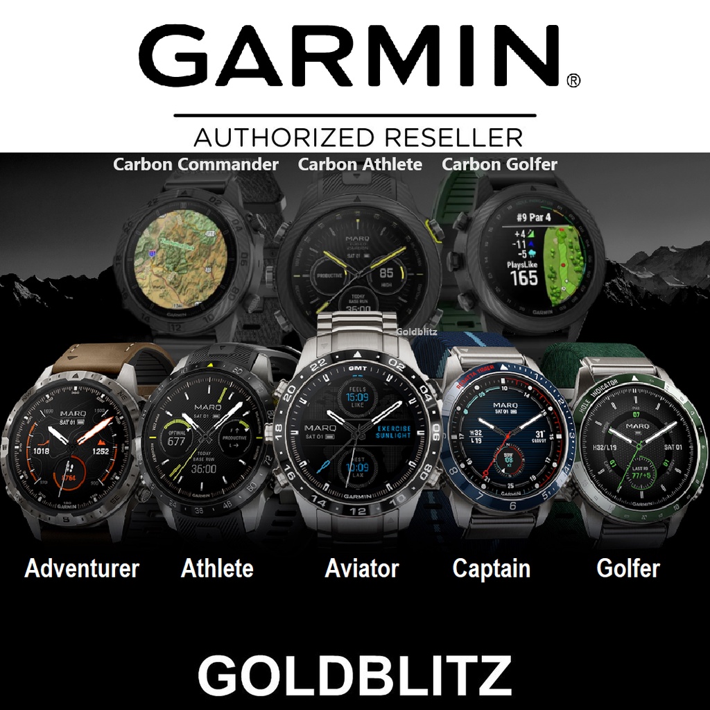 [Self pick up KL] Garmin MARQ II (Gen 2) Carbon Commander Athlete ...