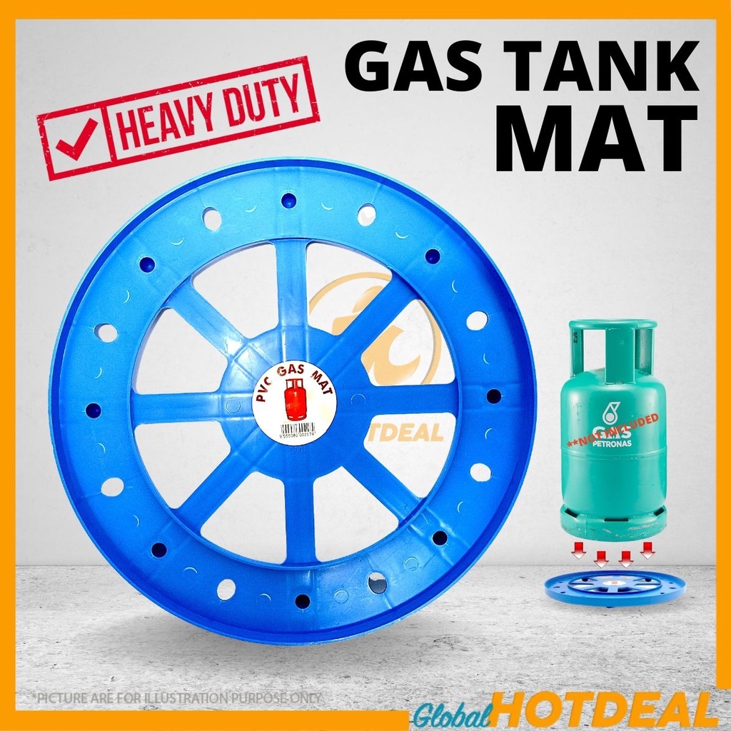 Global Pro PVC Gas Tank Mat NO ROLLER TONG MOVER Cylinder Protector Mat ...