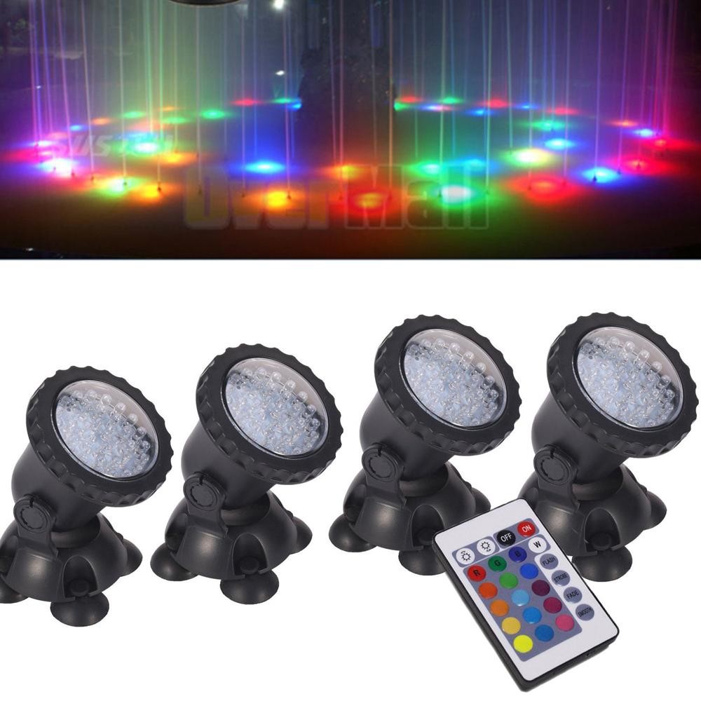 RGB LED Underwater Light IP68 Waterproof RGB Lamp Swiming Pool Garden ...