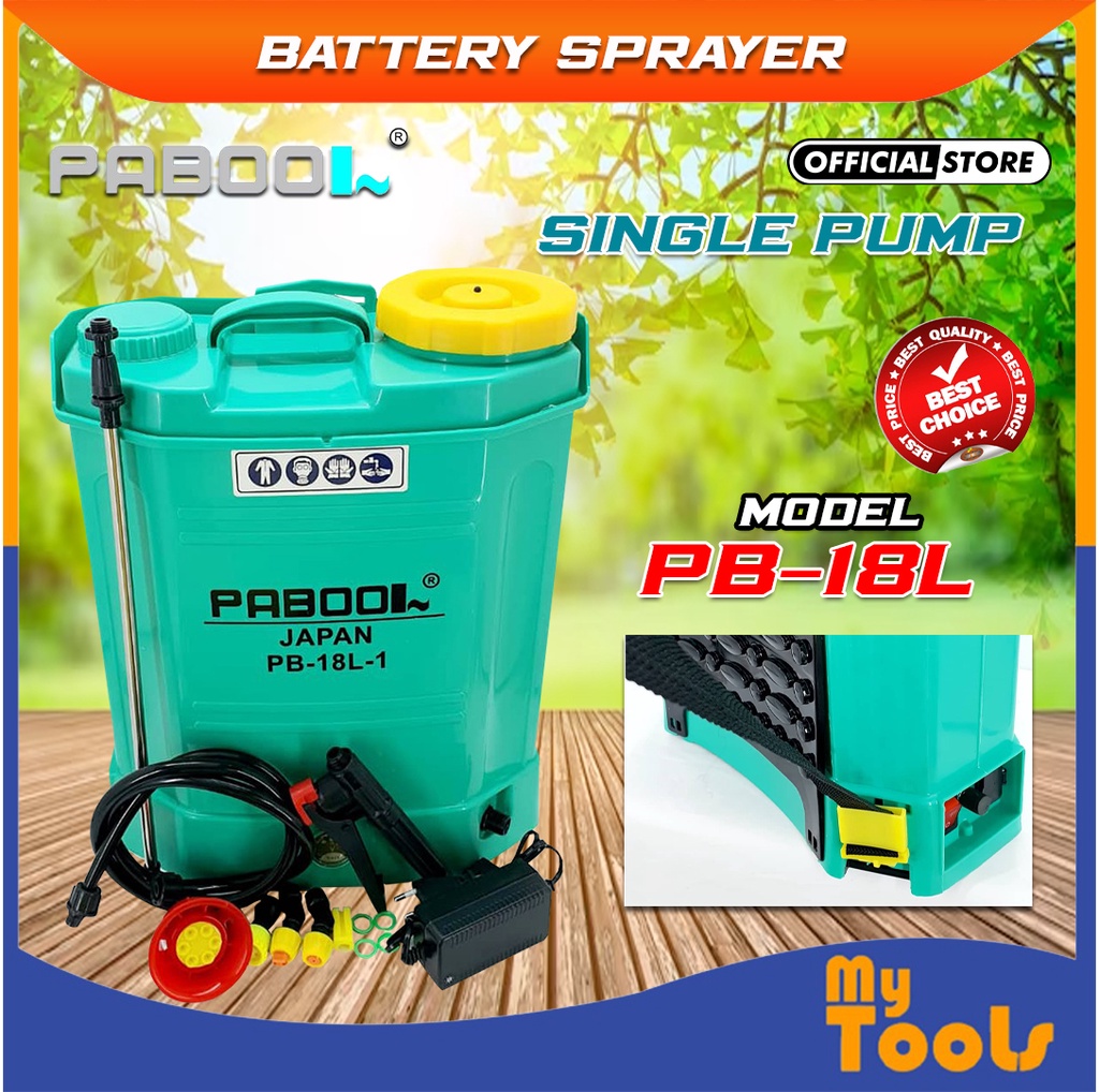Mytools PABOOL PB-18L-12V KNAPSACK BATTERY SPRAYER | Shopee Malaysia