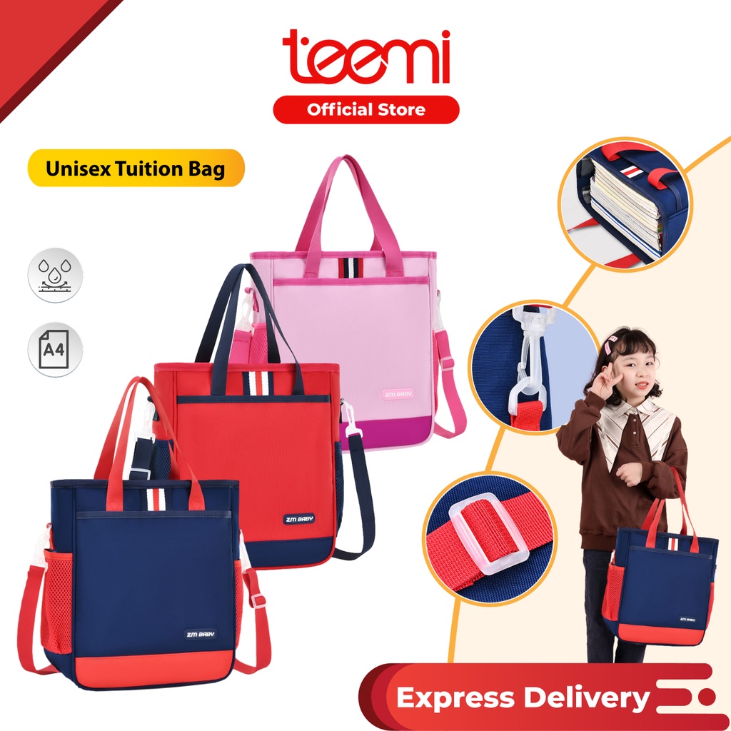 TEEMI British Style Kids Tuition Bag Crossbody Sling Beg Children Art ...