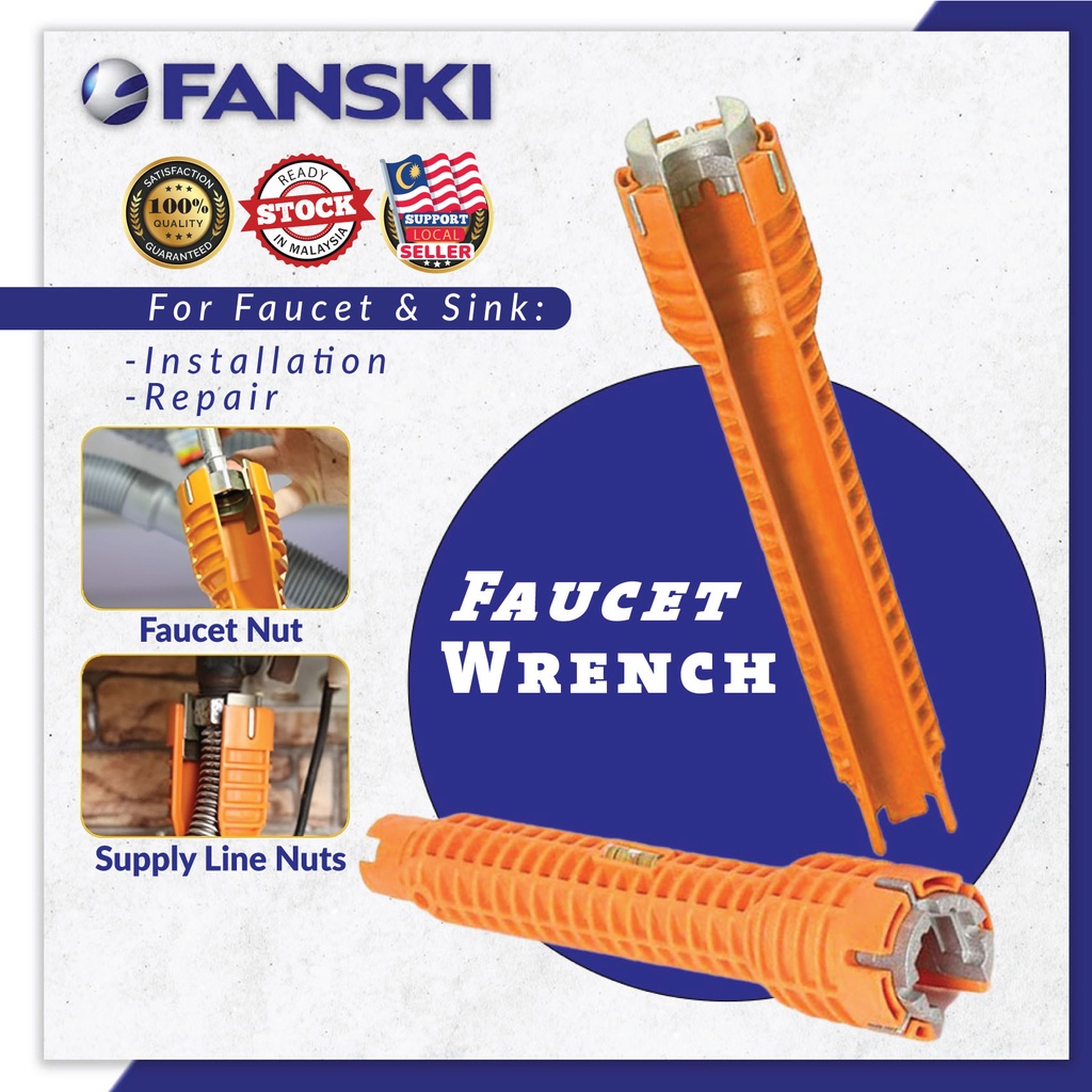Faucet and Sink Installer Tool 5 in 1 Installation Multifunctional ...