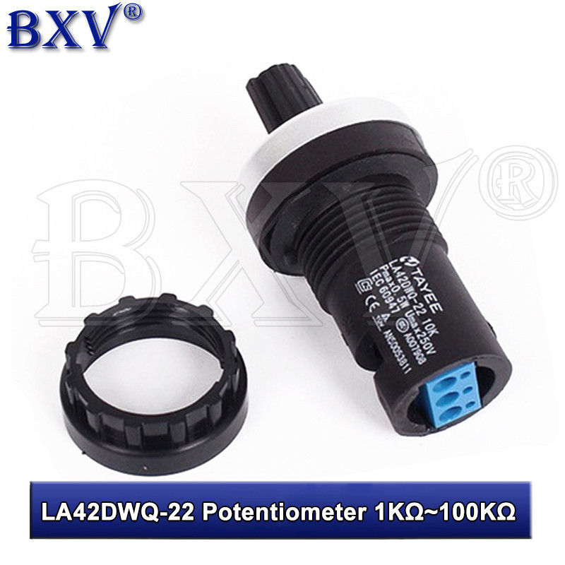1PCS LA42DWQ-22 22mm 1K 2K 5K 10K 20K 50K 100K Diameter Pots Rotary ...