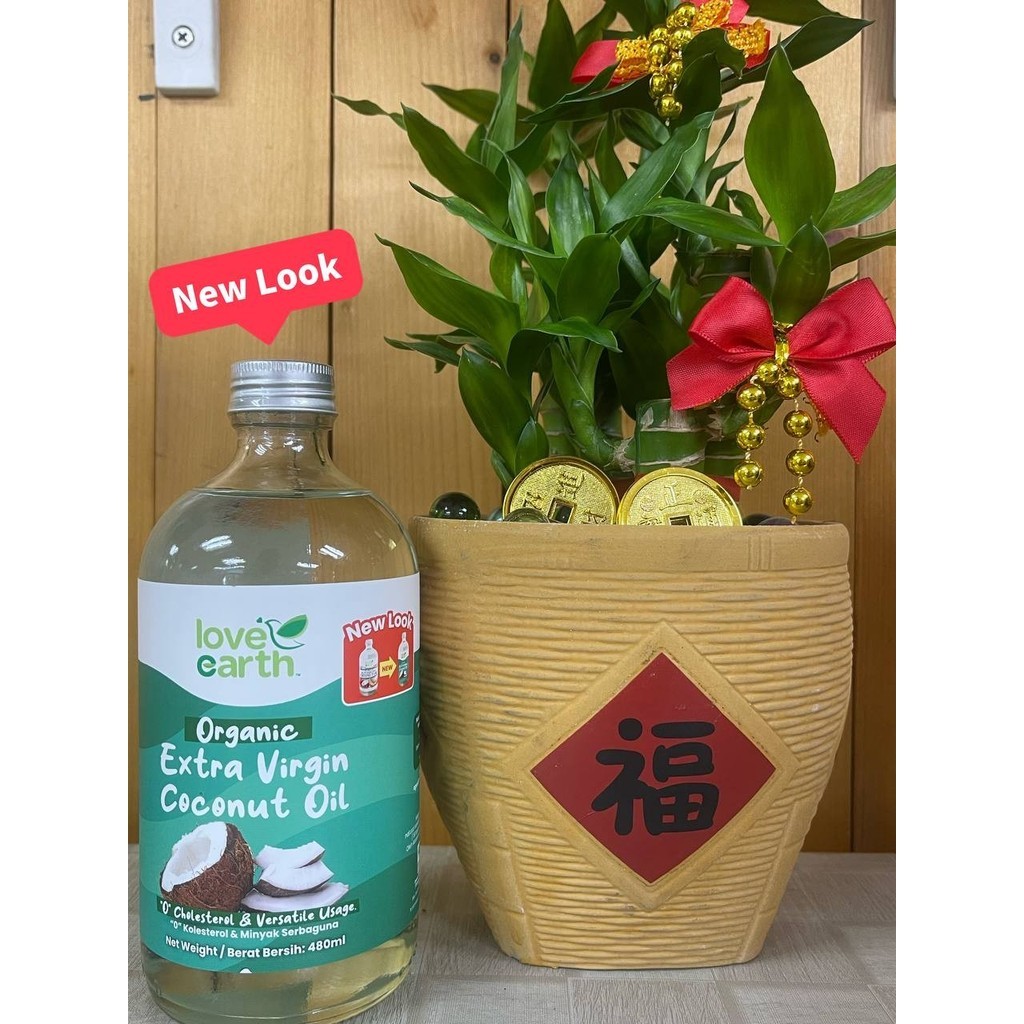 💖ORGANIC💖 Love Earth Extra Virgin Coconut Oil 480ML | Shopee Malaysia