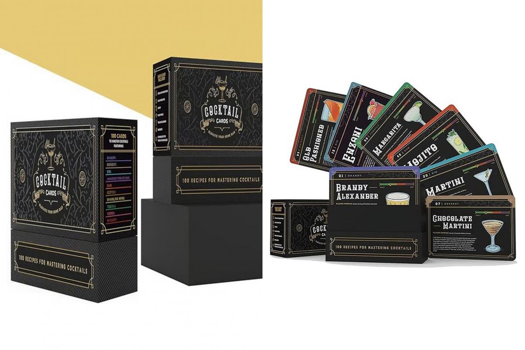 cowboy| Bartender at Home Kit Home Bartender Guide Ultimate Cocktail Recipe Flashcards for Home ...