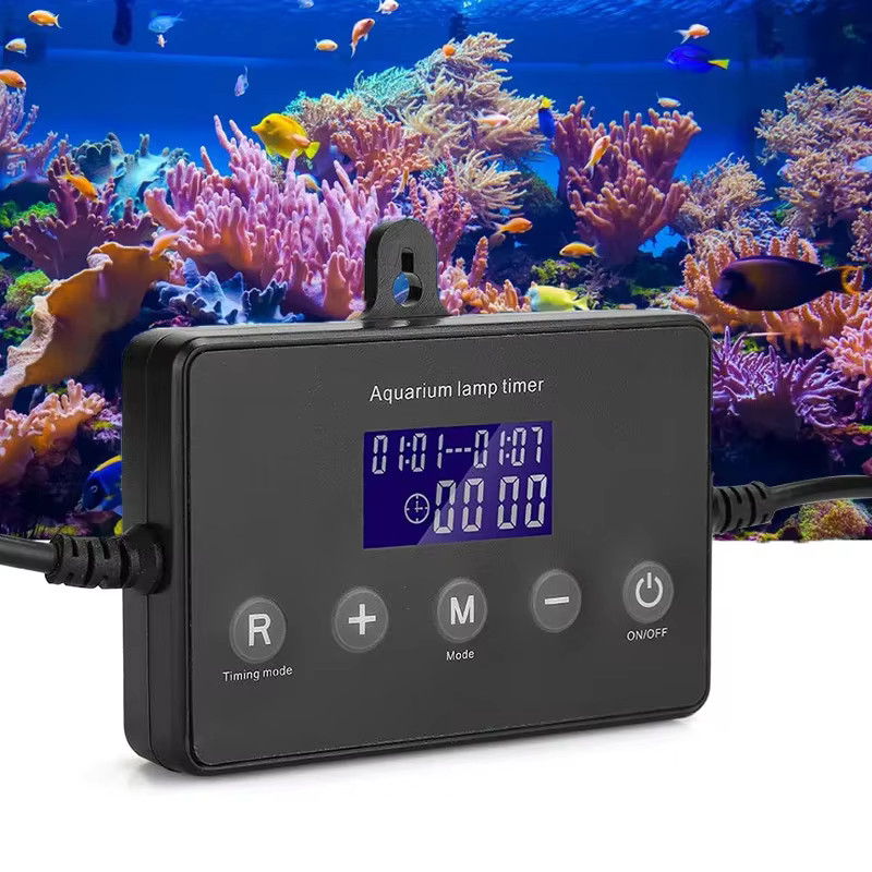 3-100W Fish Tank Timer Marine Aquarium LED Light Dimmer Controller ...