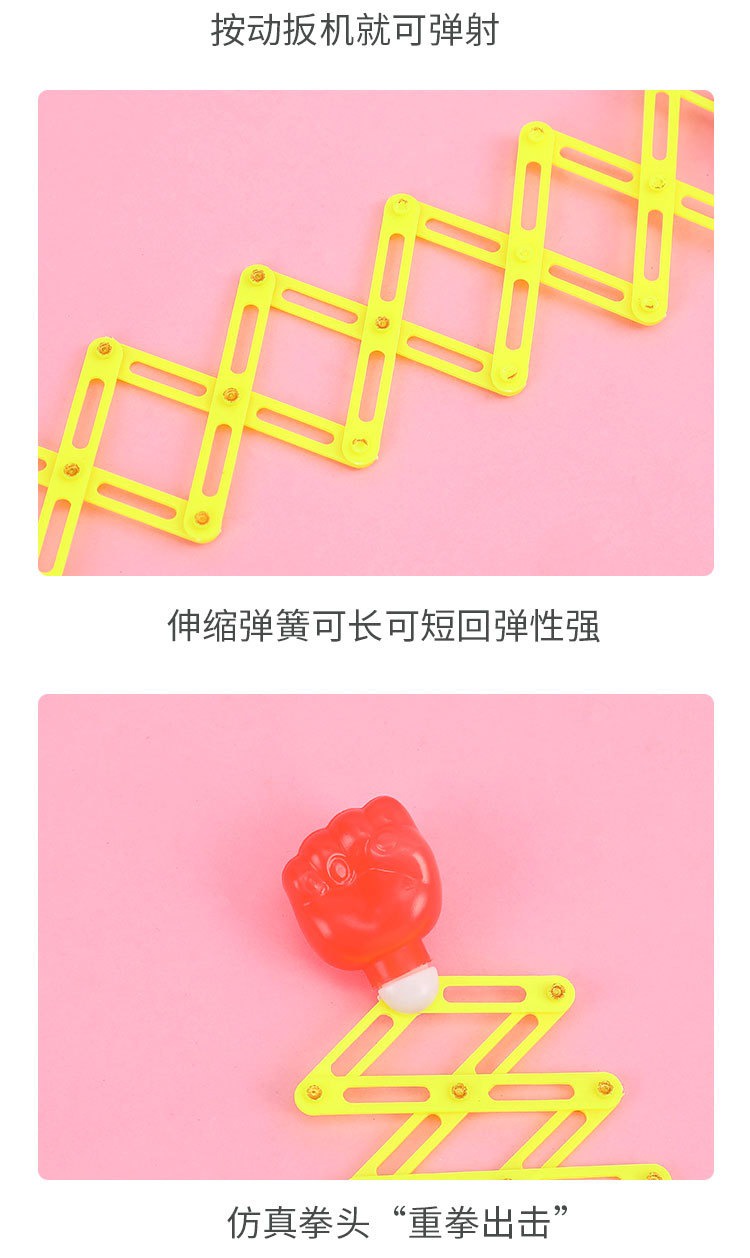MILLIE Retractable Fist Shooter Trick Toy Gun Funny Child Prank Toys ...