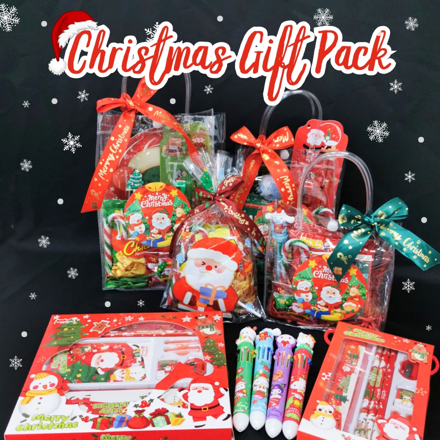 Christmas Gift Bags Party Packs Gift Exchange Kids Party Xmas Gift Set ...