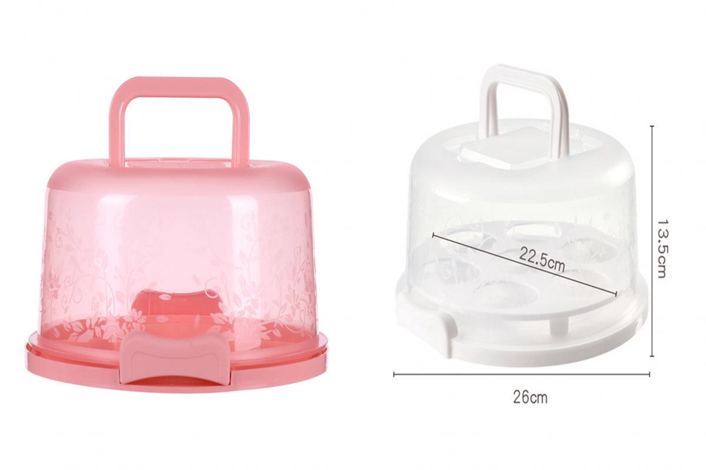 Transparent Cake Box Bpa-free Cake Box Portable 10 Cake Carrier with ...