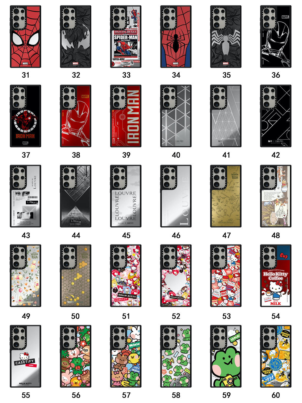 Marvel Spiderman Venom Mirror Hard Phone Case Casing for Samsung Galaxy ...