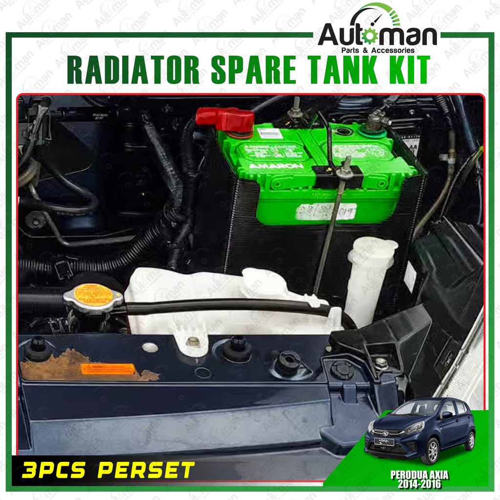 Radiator Water Spare Tank Second Perodua Axia 2014 - 2016 Bottle Jar ...