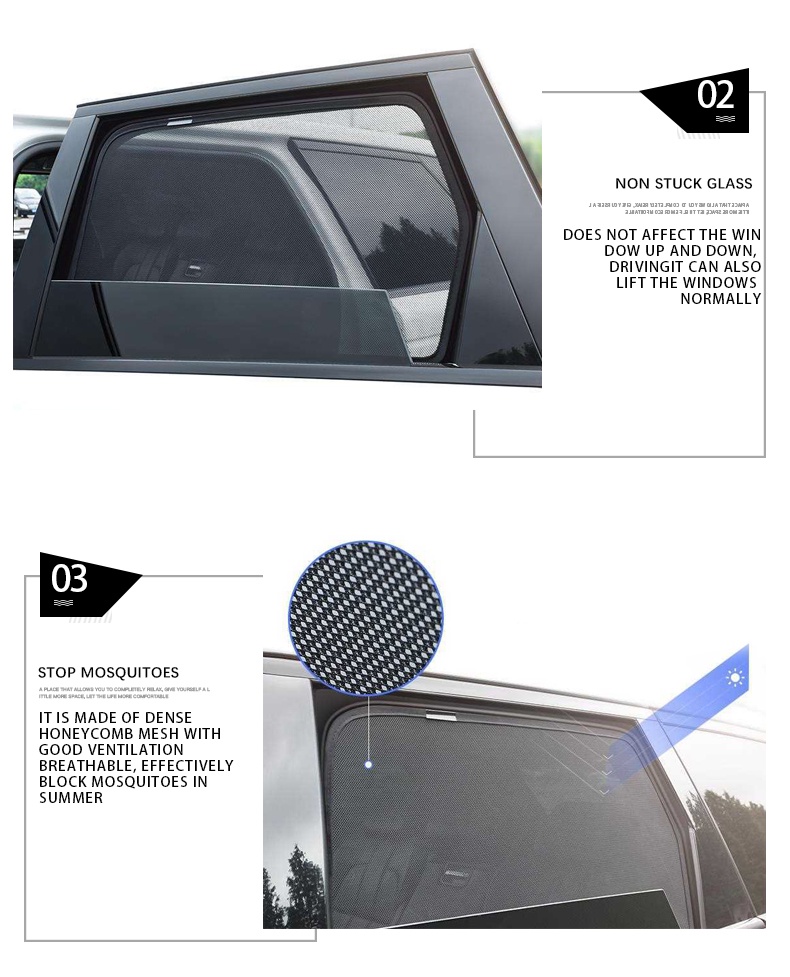 For KIA Soluto Pegas 2017-2023 Magnetic Car Sunshade Visor Front ...