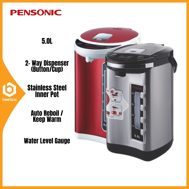 Pensonic 5.0L Thermo Flask 2-way Dispenser PTF-5001 PTF5001 PTF-5003 ...