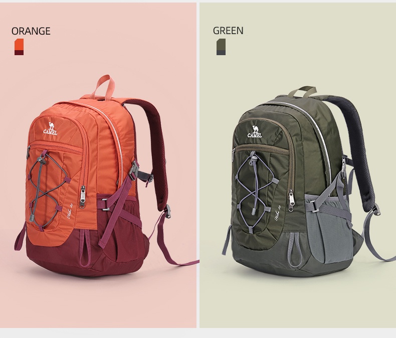 CAMEL CROWN Mountaineering bag 30L outdoor waterproof backpack large-capacity hiking backpack ...