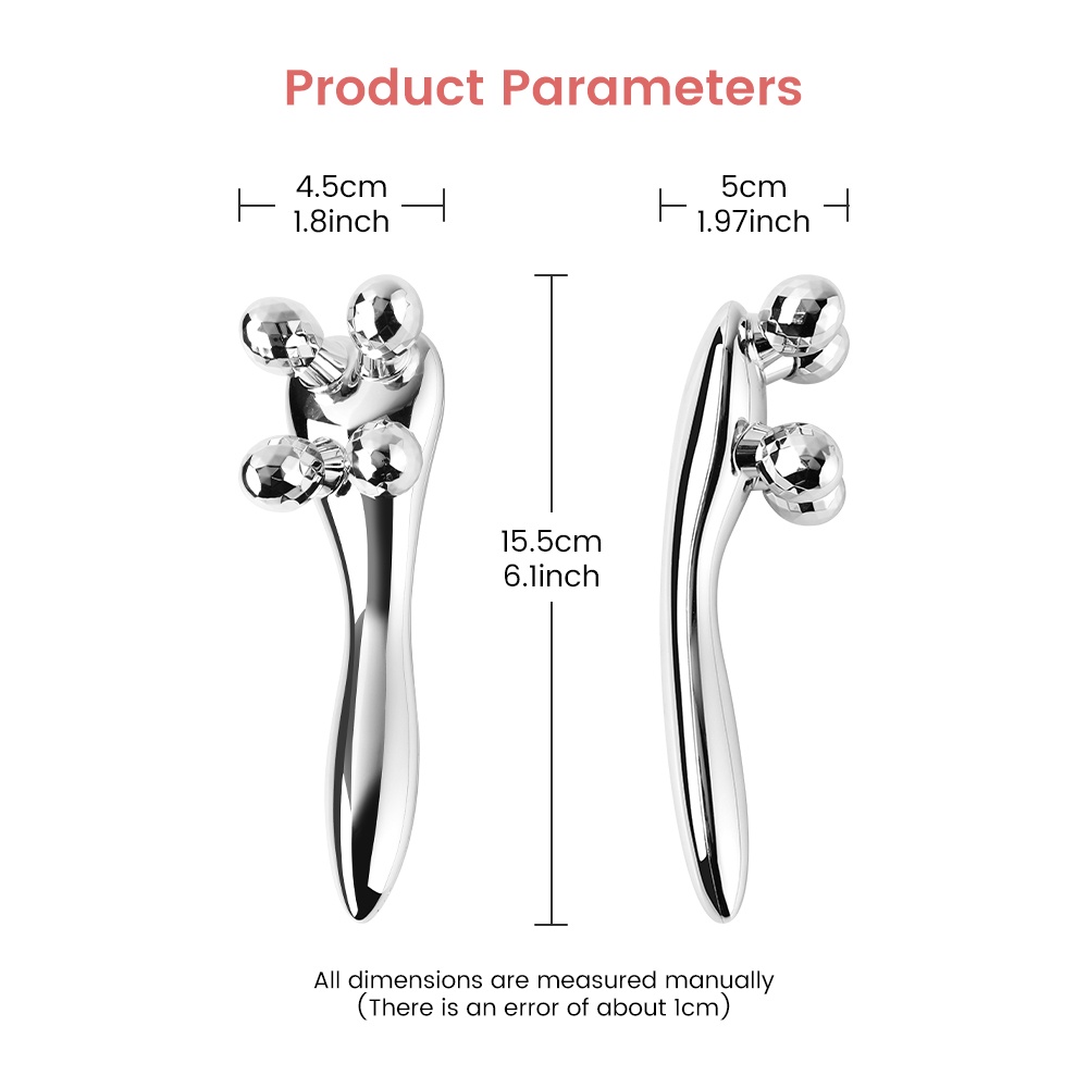 Facial massage slimming tool Roller type V facial beauty device Manual ...