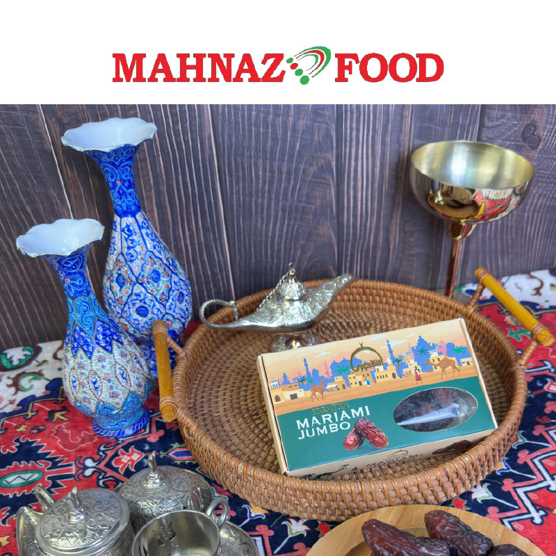 MAHNAZ FOOD Kurma/Dates Al Aqsa Mariami Jumbo (200g) [Free Gift ...