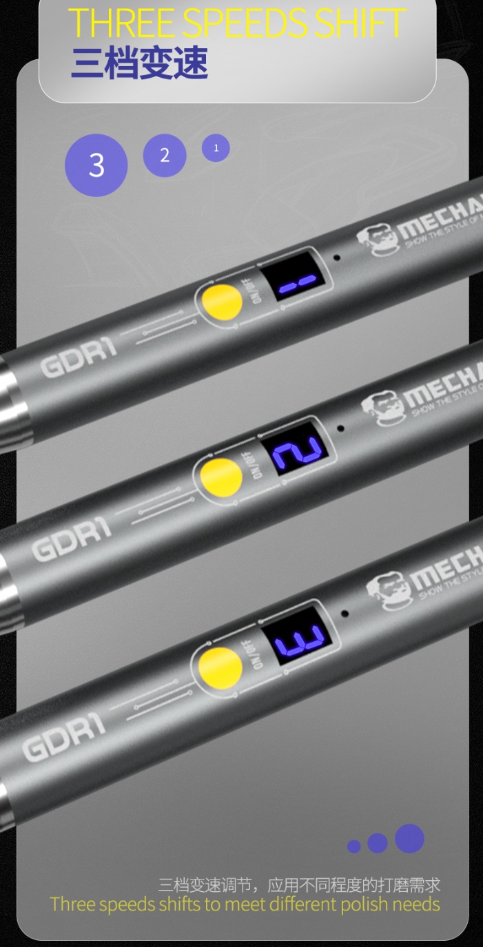 MECHANIC GDR1 Charging Wireless Small Handheld Chip polishing Pen MINI ...